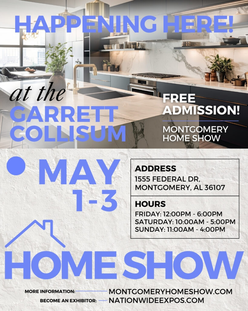 The Garrett Coliseum – May 1-3 Home Show